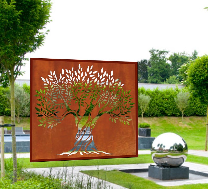 Tree Panel Stencil Wall Decor Room Divider Screen Laser - Etsy