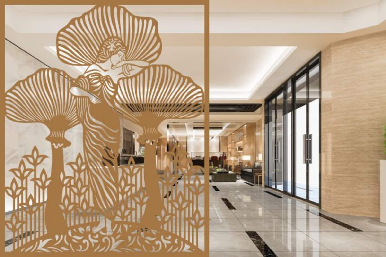 Decorative Panel Wall Decor Wall Hanging Partition Screen | Etsy