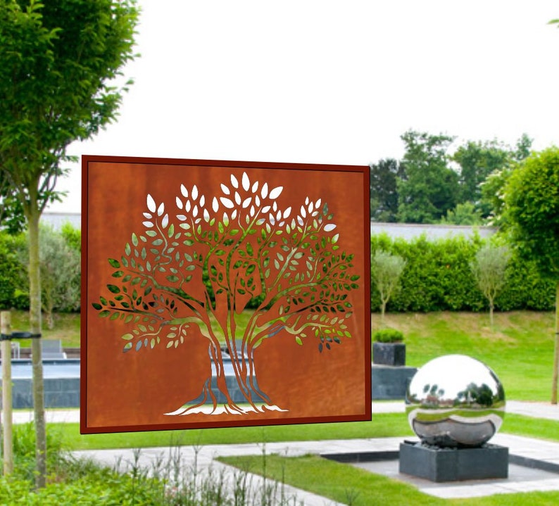 Tree Panel, Stencil, Wall Decor, Room Divider, Screen, Laser, CNC ...
