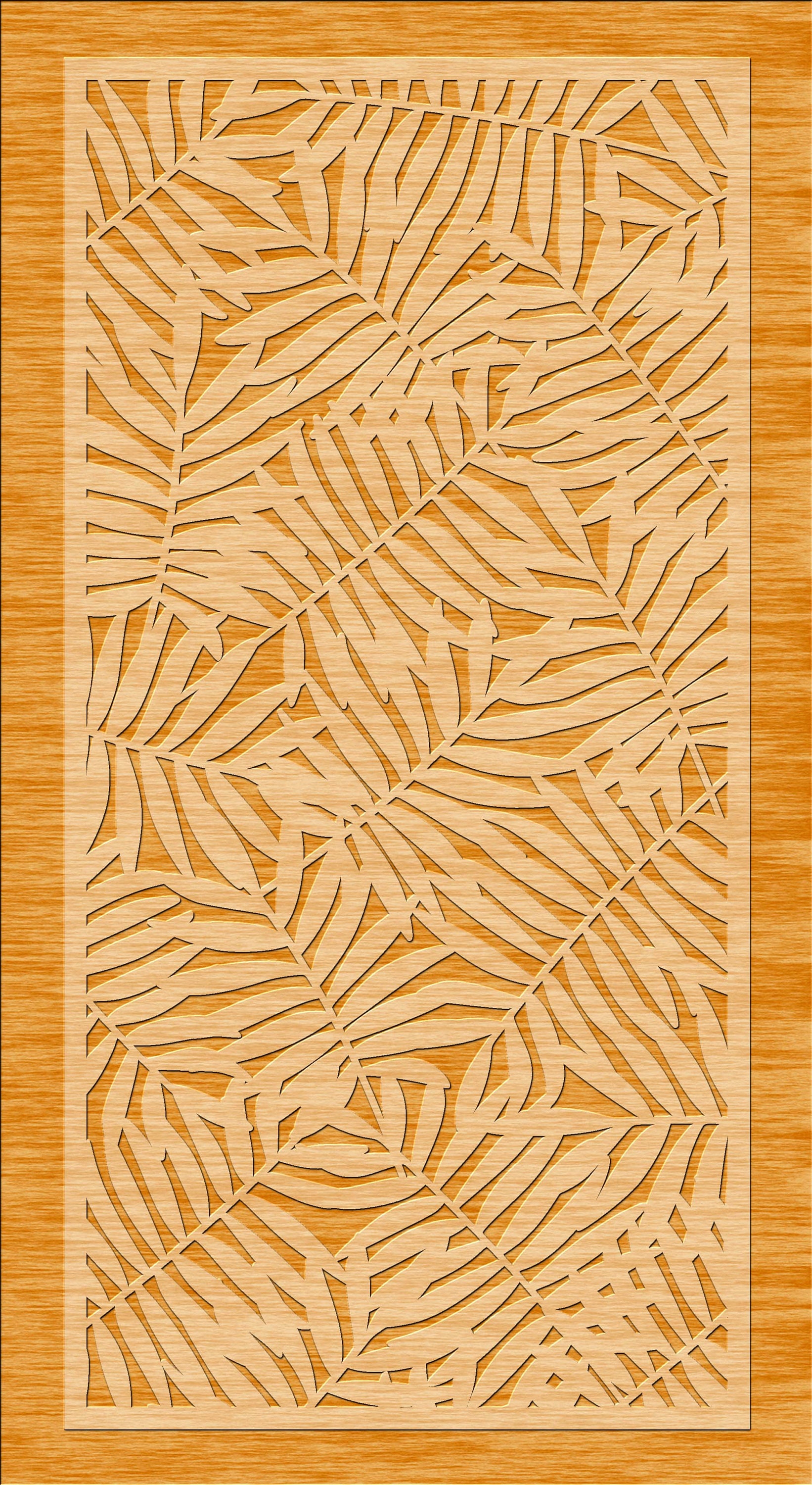 Leaf Room Divider Screen Partition Wall Hanging Laser - Etsy