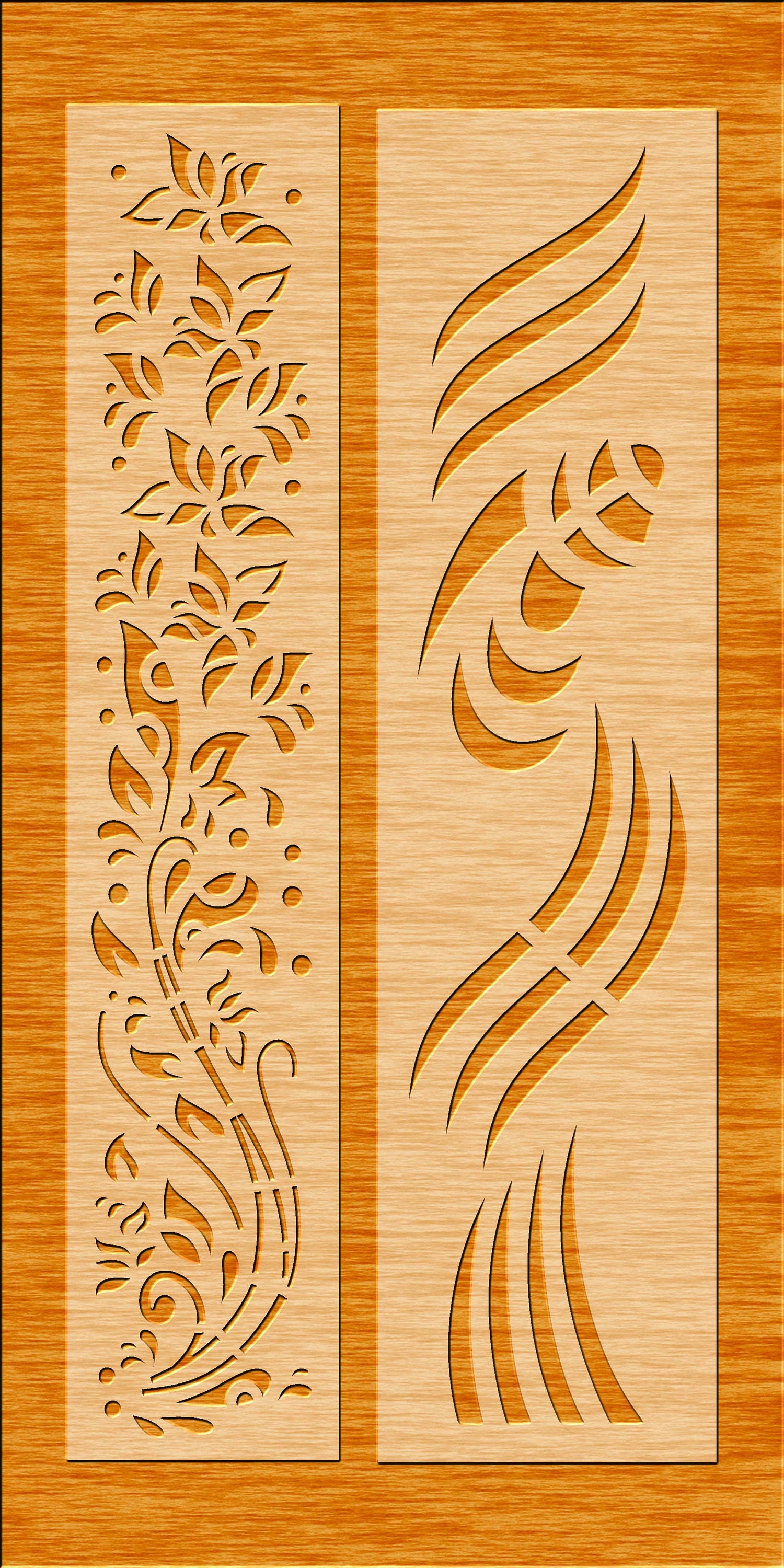 6 Decorative Panel, Door Panels, Stencil Templates, Privacy Screen ...