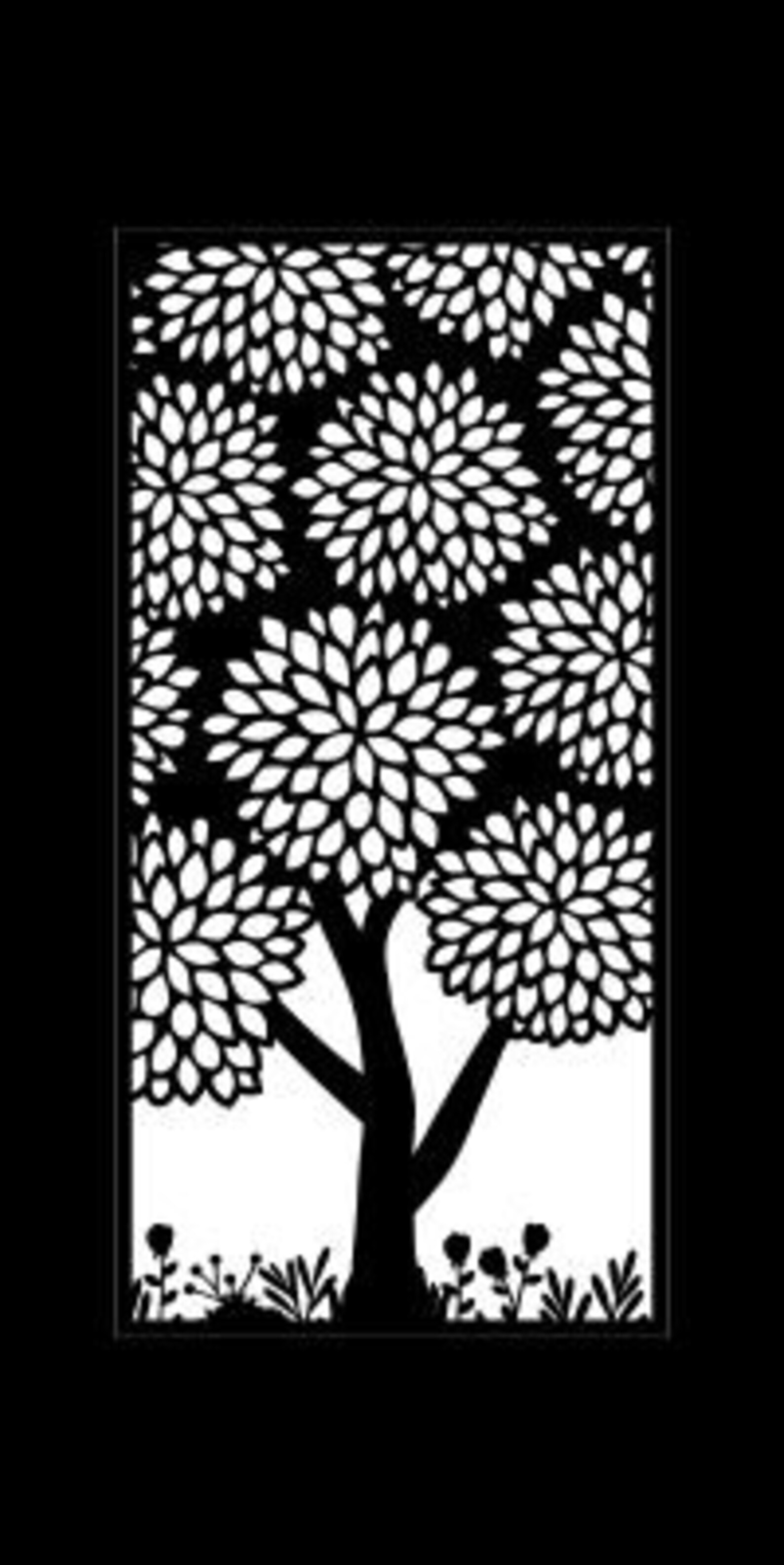 5 Tree Panels, Roon Divider, Wall Panels, Room Decor, Privacy Screen ...