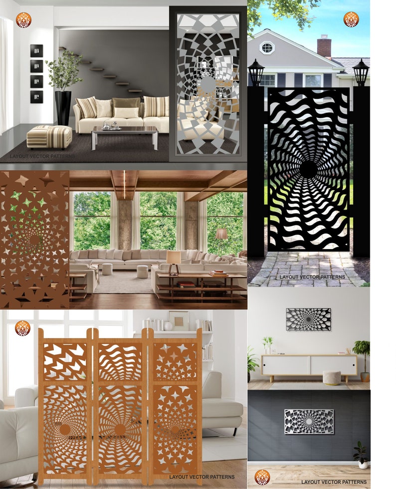 9 Panels Wall Hanging Partitions Temple Background Screen | Etsy