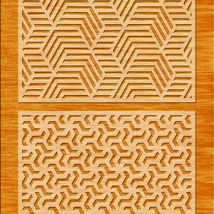 6 Geometric Pattern, Set #4 Decorative Panel, Privacy Screen, Stencil ...