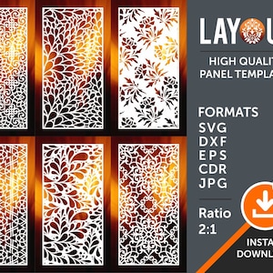 Room Divider, Privacy Screen, Decorative Panel, Stencil, Wall Handing ...