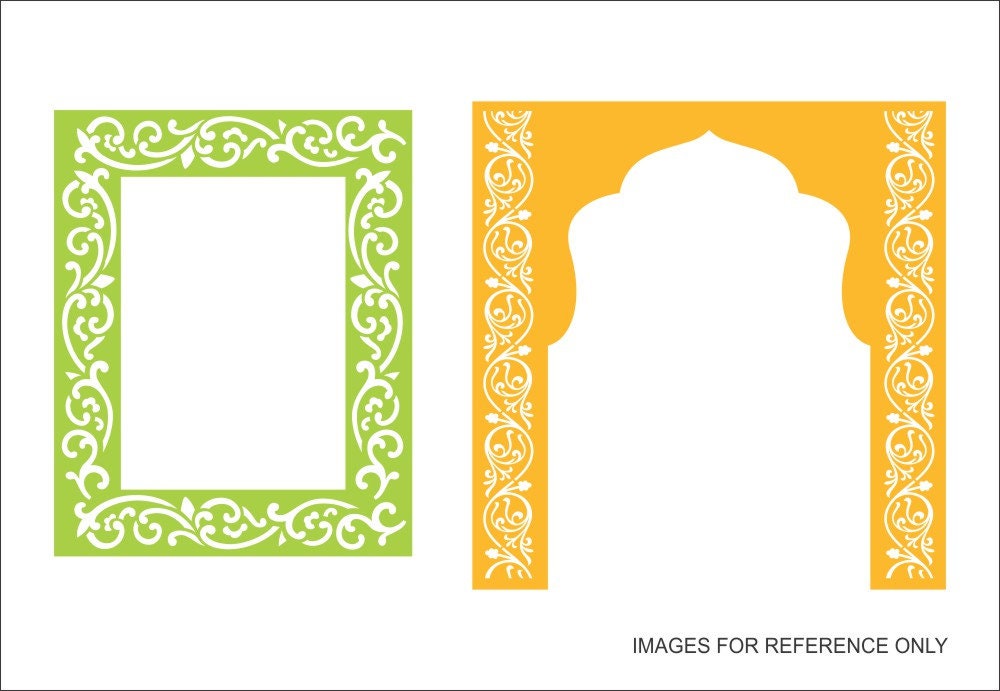 6 Border Designs Lace Trim Borders Boundary Divider | Etsy