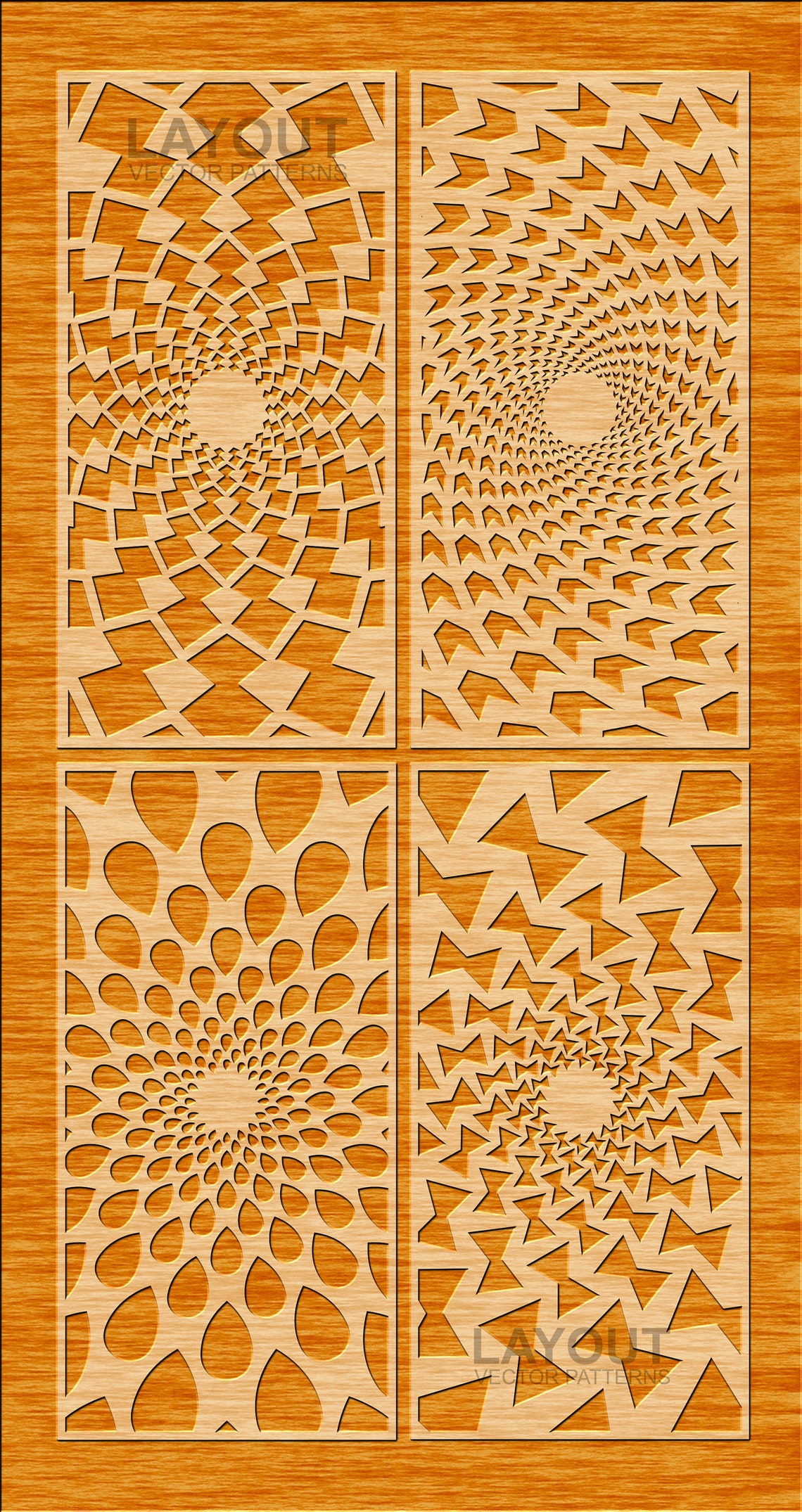 9 Panels Wall Hanging Partitions Temple Background Screen | Etsy