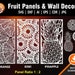 Fruit Texture Panel, Gate, Grill, Door, Room Divider, Screen, Wall ...