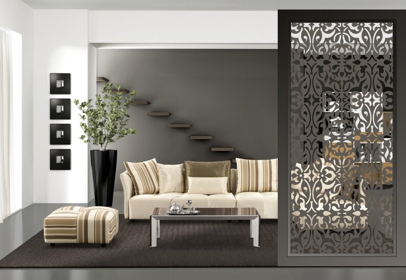 Room Divider Pattern Panel Stencil Templates Dxf Svg - Etsy