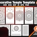 6 Temple Template, Wall Hanging, Partitions, Screen, Stencil, Laser ...