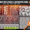 Birch Tree Panels, Wall Panels, Room Decor, Tree Patterns, Laser, CNC ...