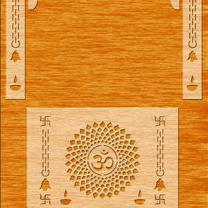 6 Temple Template, Wall Hanging, Partitions, Screen, Stencil, Laser ...