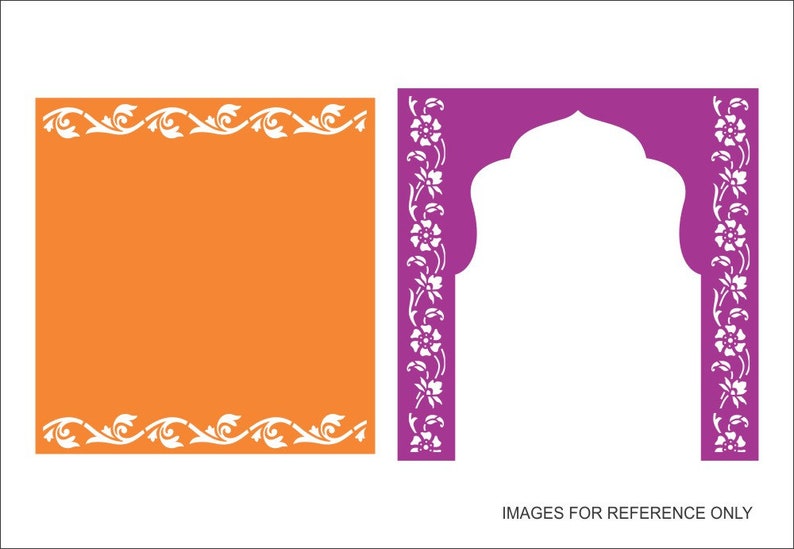 6 Border Designs Lace Trim Borders Boundary Divider - Etsy