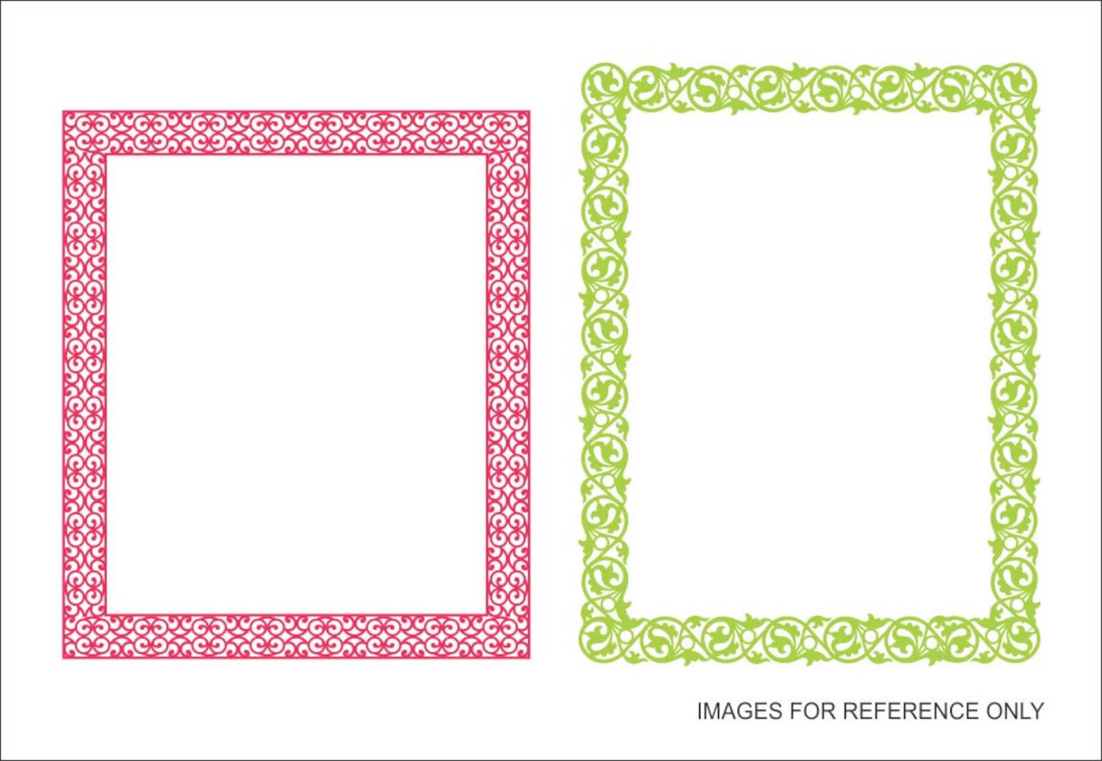 7 Seamless Border Designs Wall Decor Panel & Stencil - Etsy