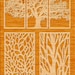 23 Tree Panels, Wall Panels, Room Decor, Tree Patterns, Laser, CNC ...