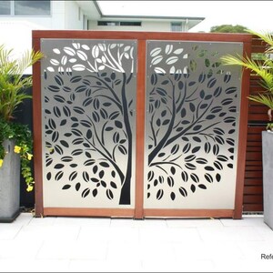 Tree Panels, Wall Panels, Room Decor, Tree Patterns, Laser, CNC, Plasma ...