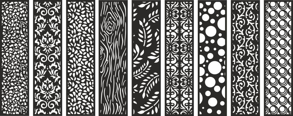45 Decorative Panel | Set # 2 | Room Divider, Screen, Partitions, Door ...