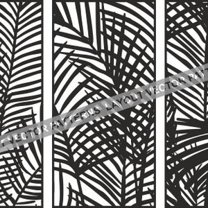 Leaf Room Divider, Privacy Screen, Decorative Panel, Stencil, Laser ...