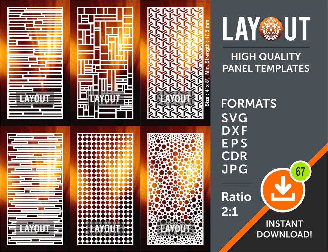 Room Divider, Privacy Screen, Decorative Panel, Stencil, Wall Handing ...