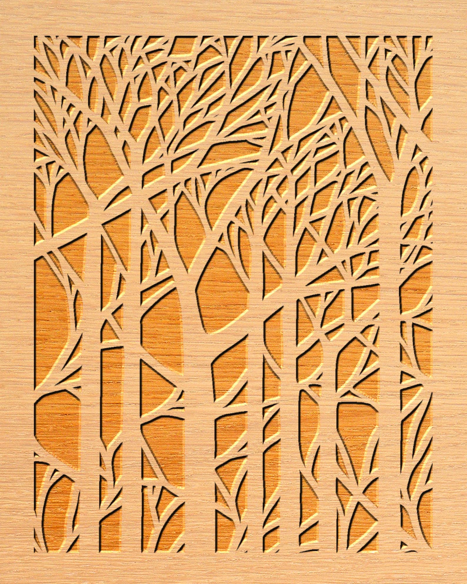 Birch Tree Panels Wall Panels Room Decor Tree Patterns - Etsy