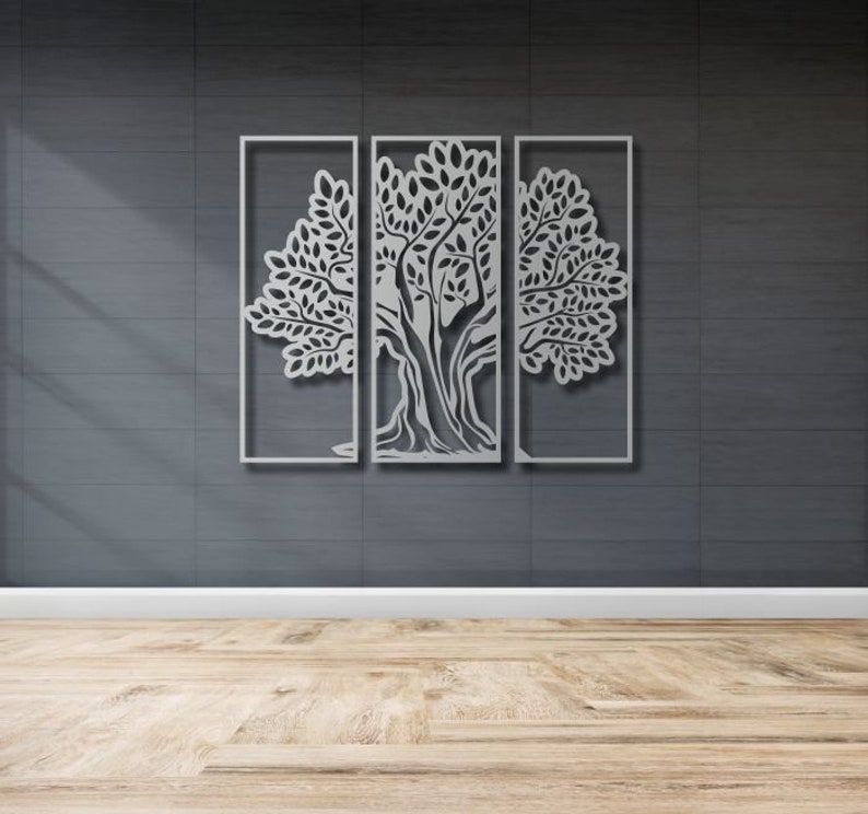Tree Panel Stencil Wall Decor Room Divider Screen Laser - Etsy