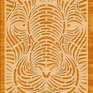 Lion Face Room Divider, Decorative Panel, Wall Hanging, Privacy Screen ...