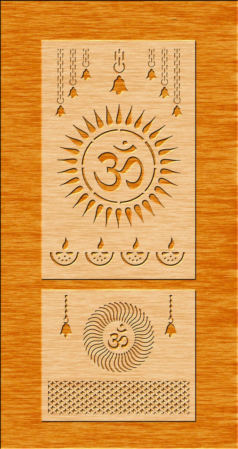 11 Temple Template Wall Hanging Partitions screen Stencil | Etsy