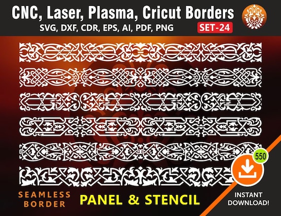 6 Border Designs Lace Trim Borders Boundary Divider - Etsy