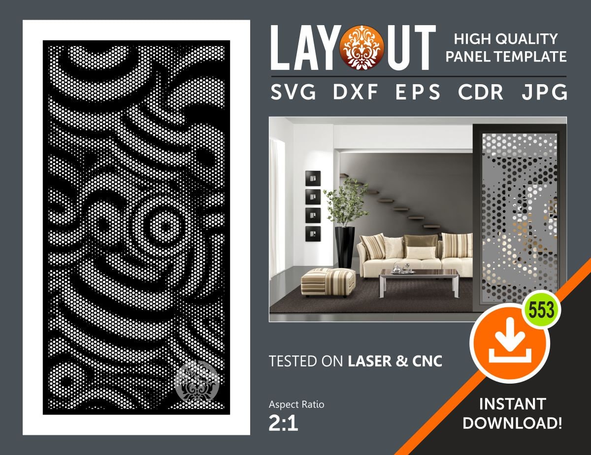 Perforated Dot Pattern Optical Illusion Privacy Screen | Etsy