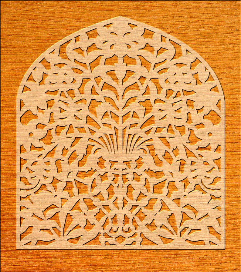 4 Royal Floral Decorative Panel Template Room Divider - Etsy