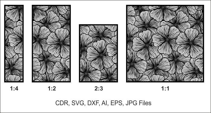 Flower Panel in Multiple Sizes Wall Panel Room Divider | Etsy