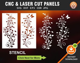 12 Leaf Decorative Panels Room Divider Privacy Screen | Etsy