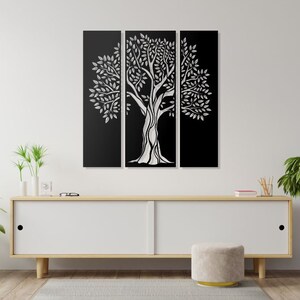 Tree Panel, Stencil, Wall Decor, Room Divider, Screen Laser, CNC ...