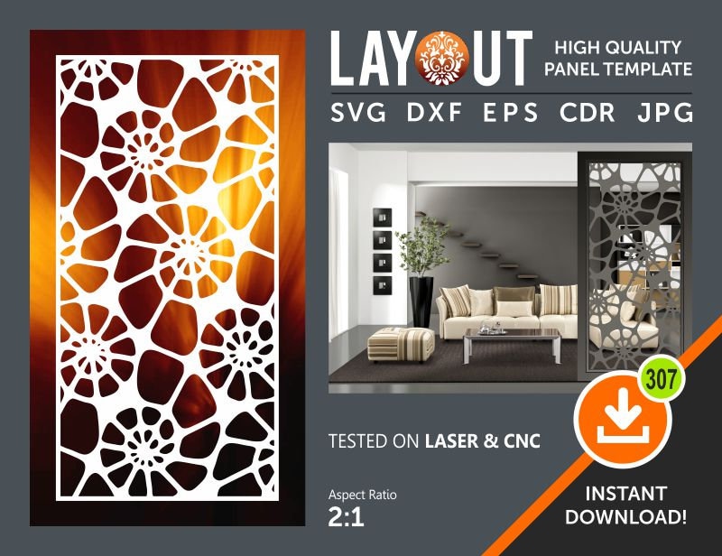 Room Divider Panel Screen Partitions Wall Hanging Laser | Etsy