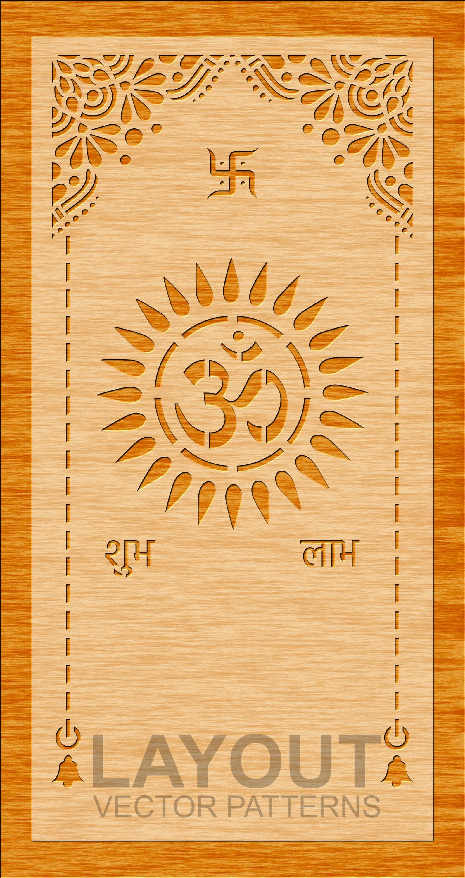 10 Temple Template, Wall Hanging, Partitions, Screen, Stencil, Laser ...