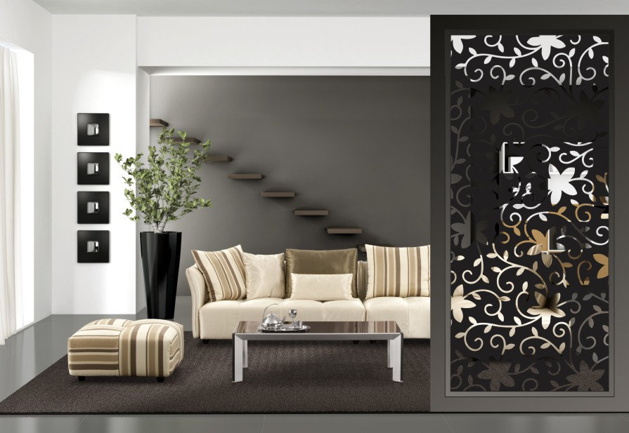 Floral Room Divider Decorative Panel Wall Hanging Privacy | Etsy