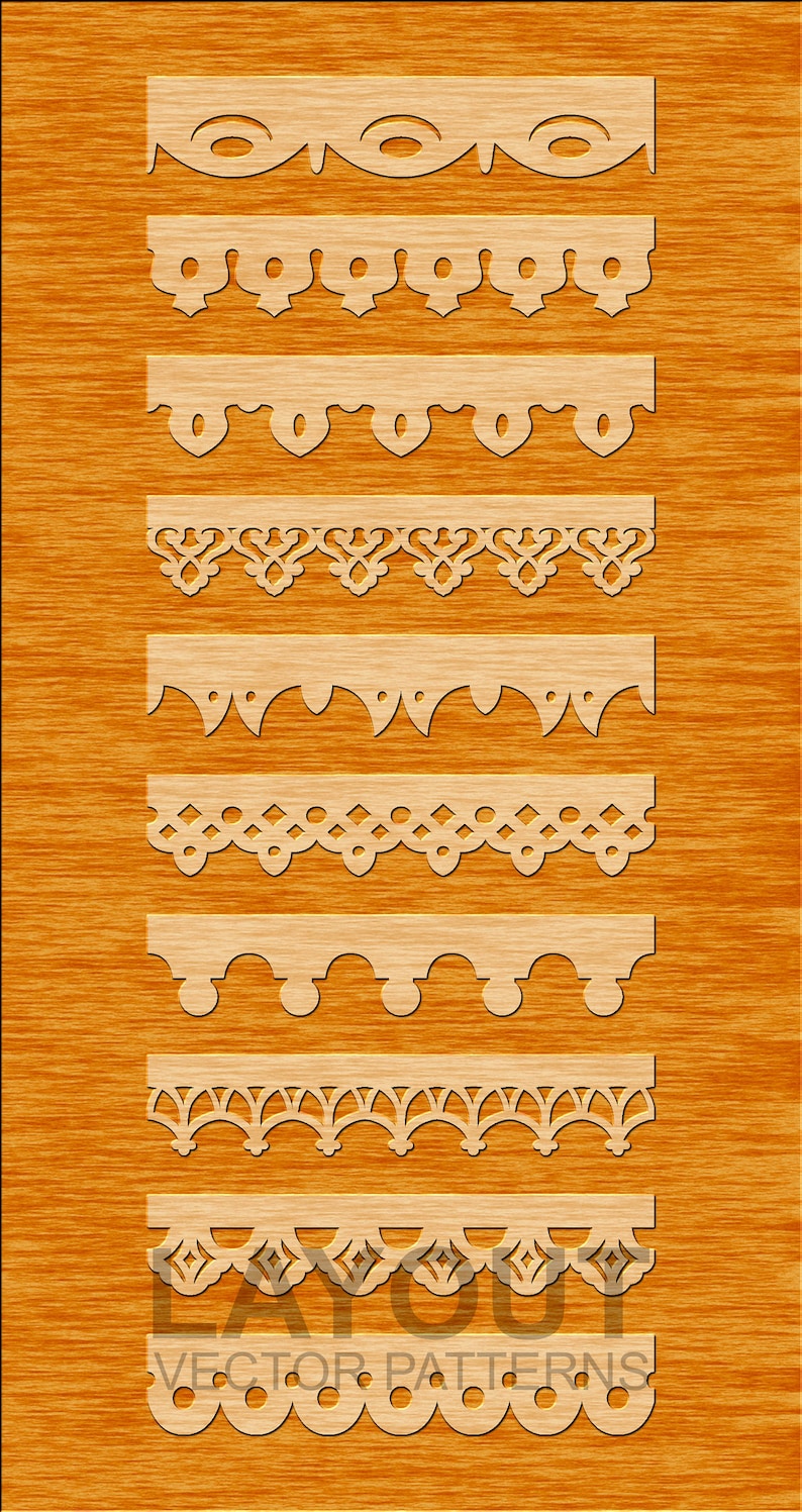 20 Seamless Border | Temple Border | Paper Cutting Border | Curtain ...