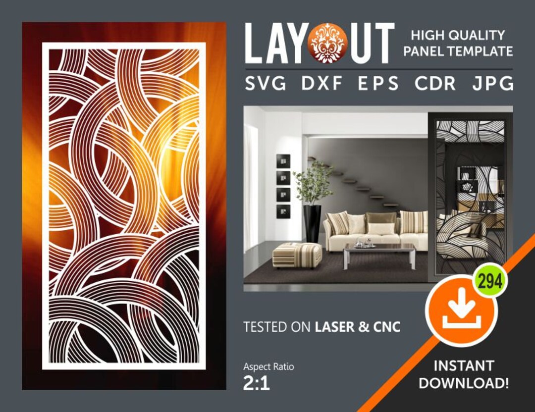 Room Divider Panel, Screen, Partitions, Wall Hanging, Laser, CNC ...