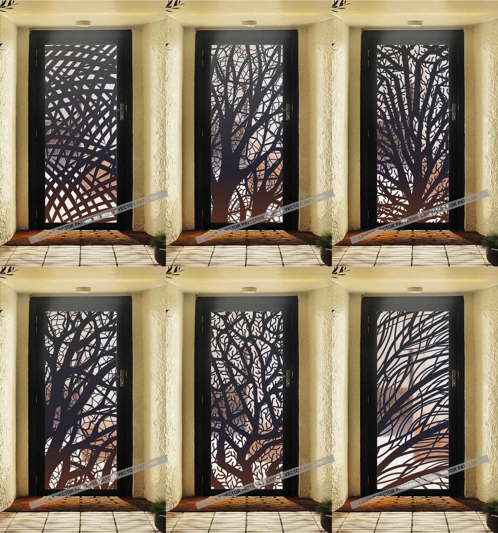 Tree Panels Room Decor Gate Grill Laser CNC Plasma - Etsy