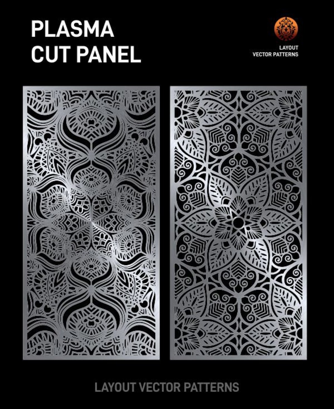 Ornamental Mandala Gate Grill Door Room Divider Laser - Etsy