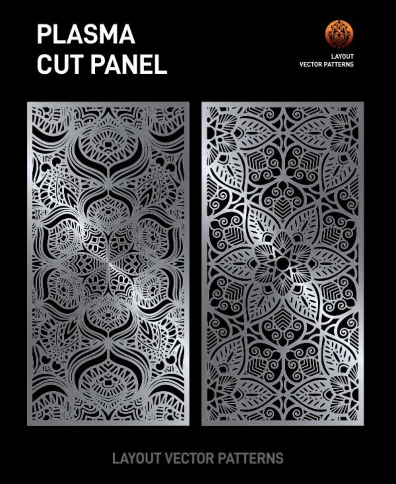 Ornamental Mandala Gate Grill Door Room Divider Laser - Etsy