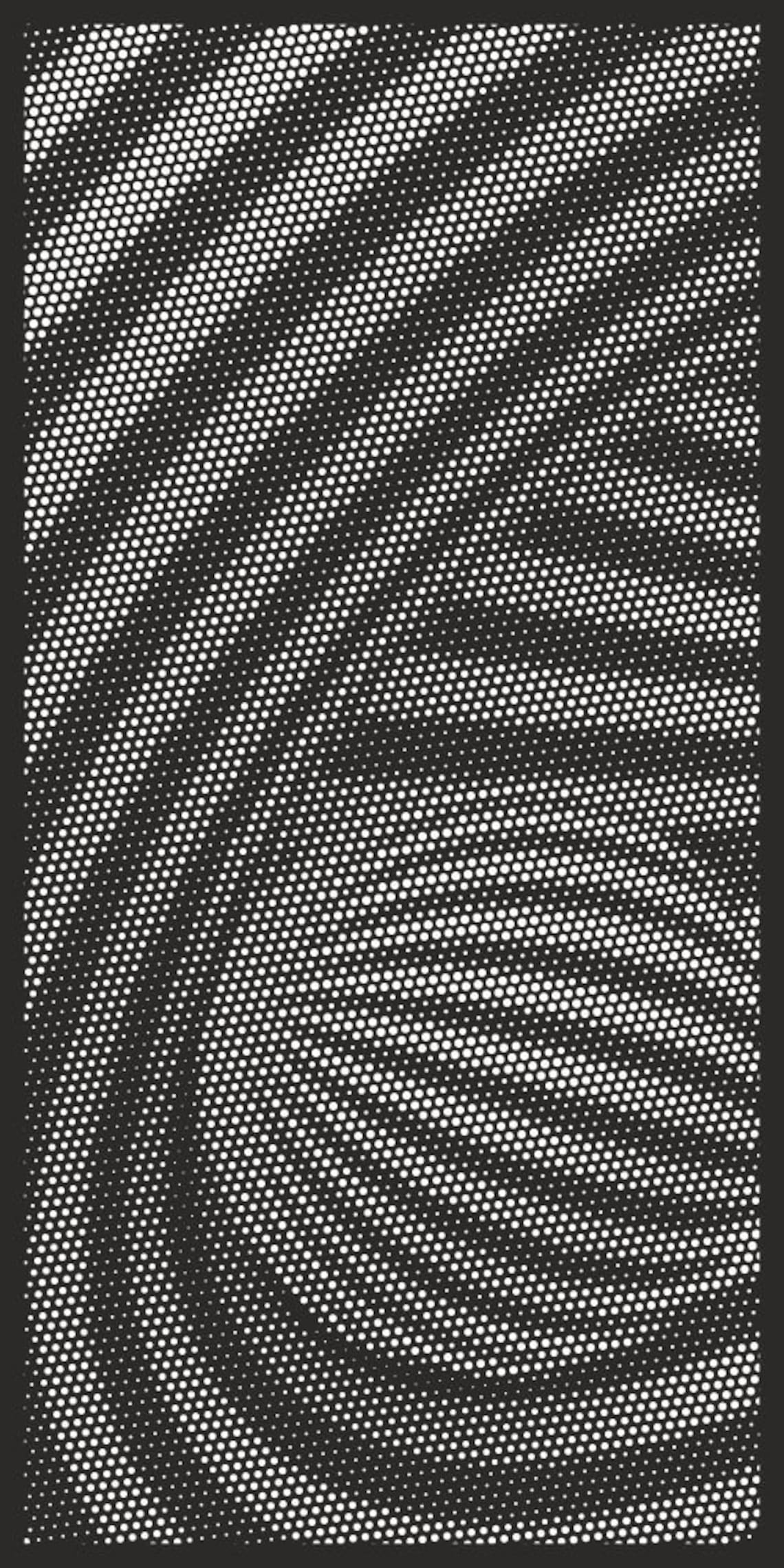 Perforated Dot Pattern Optical Illusion Privacy Screen - Etsy