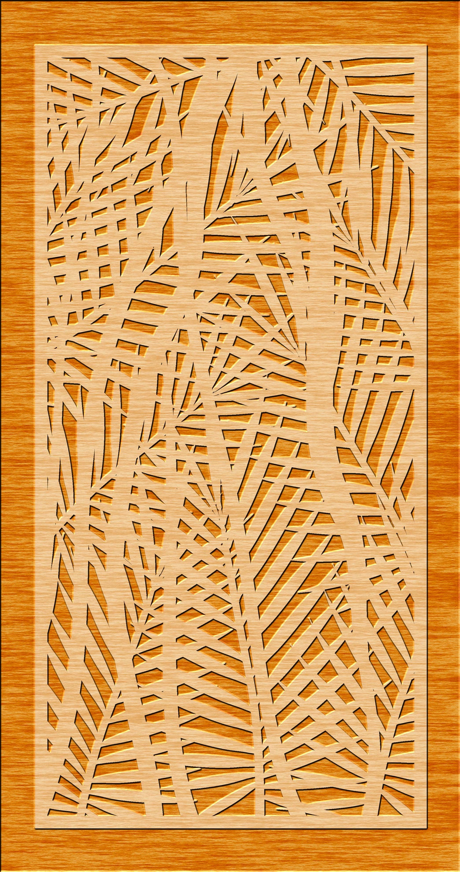 Leaf Room Divider Panel, Screen, Partitions, Wall Hanging, Laser, CNC ...