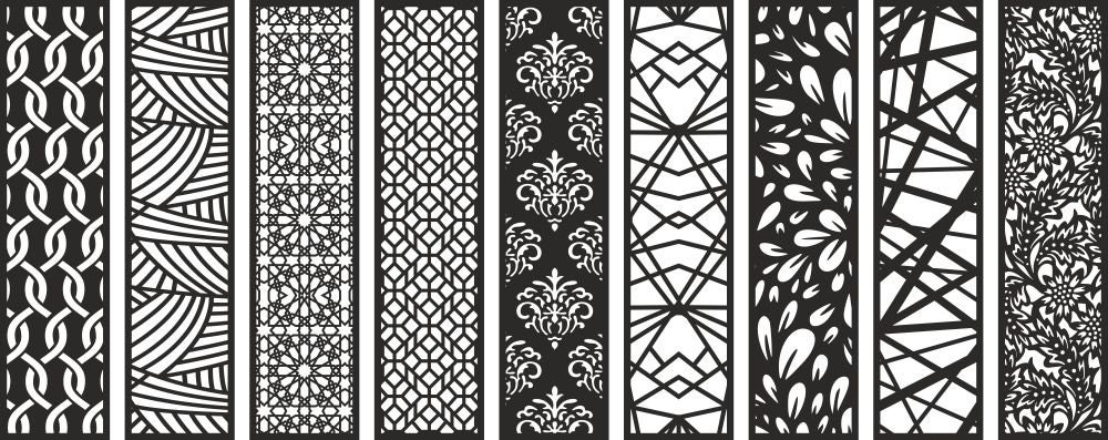 45 Decorative Panel | Set # 2 | Room Divider, Screen, Partitions, Door ...