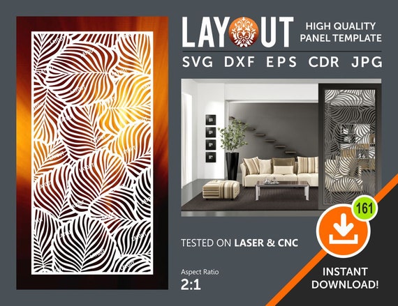 Leaf Room Divider Decorative Panel Wall Hanging Privacy | Etsy