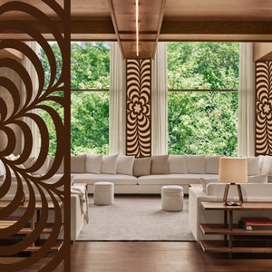 Optical Illusion Room Divider Decorative Panel Wall Hanging - Etsy