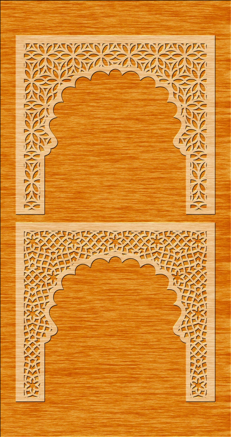 Temple Template, Wall Hanging, Arch, Partitions, Screen, Stencil, Laser ...