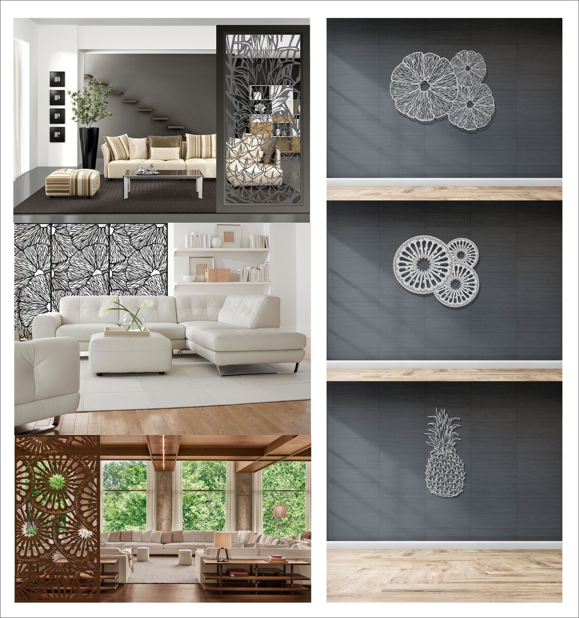 Fruit Texture Panel, Gate, Grill, Door, Room Divider, Screen, Wall ...