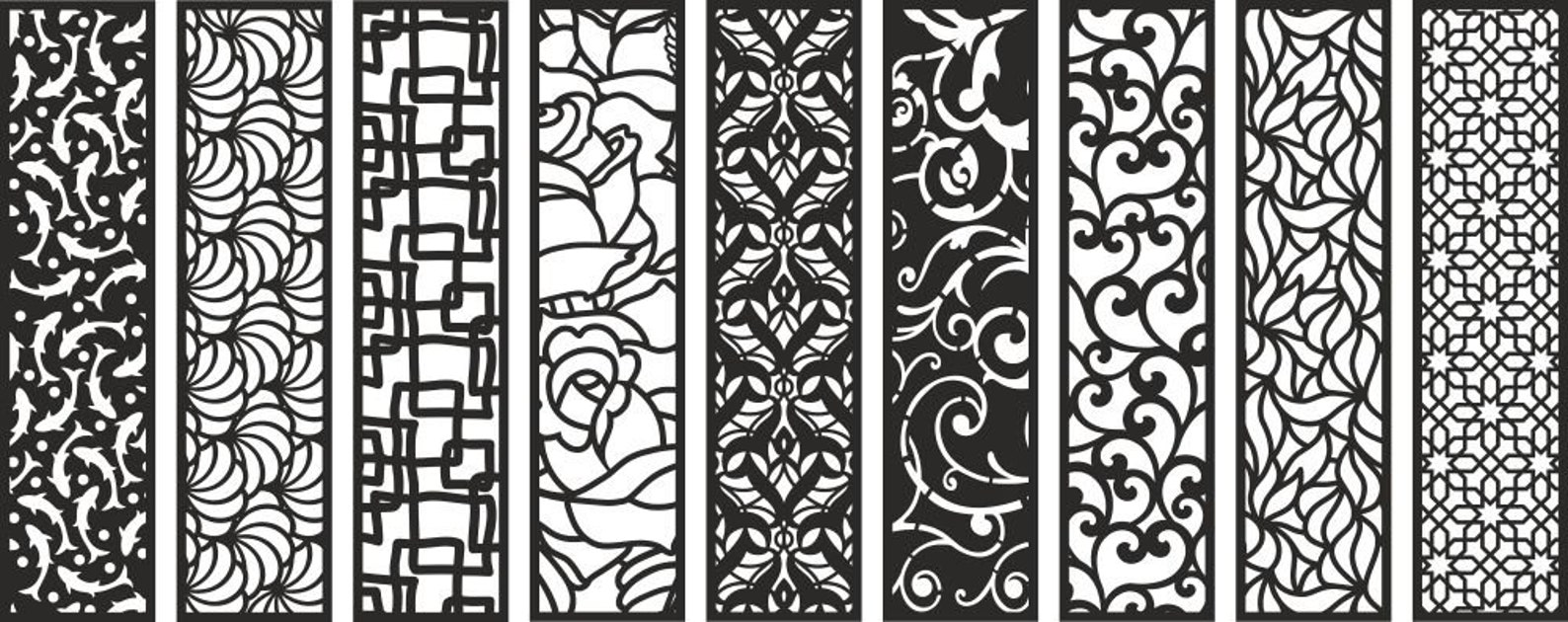 45 Decorative Panel | Set # 6 | Room Divider, Screen, Partitions, Door ...