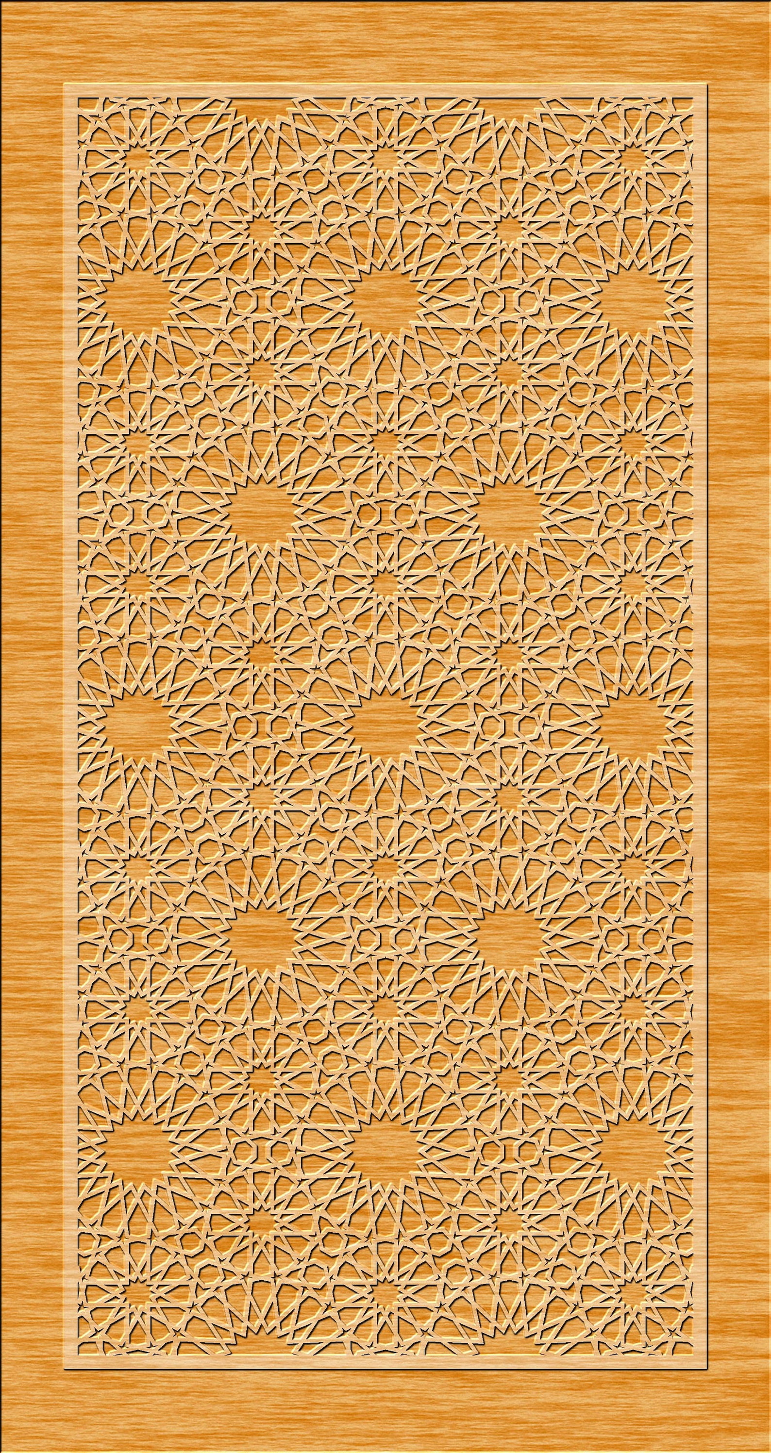 6 Arabic Room Divider, Set # 10 Privacy Screen, Muslim Pattern, Laser ...